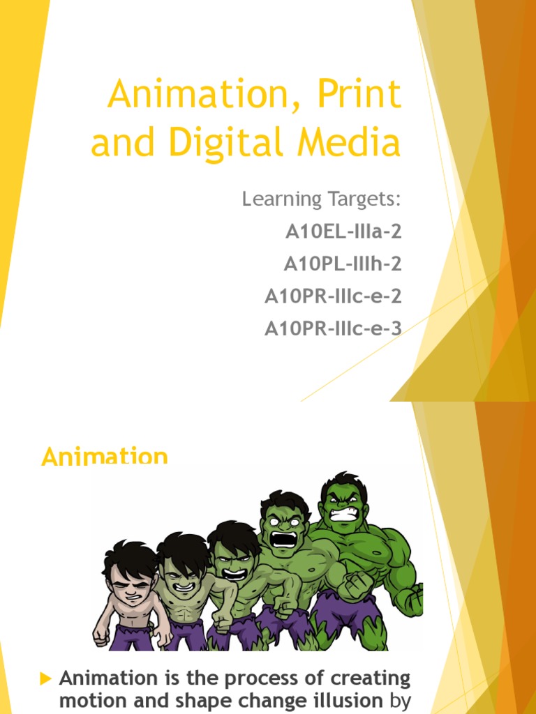 Animation, Print and Digital Media | PDF | Computer Generated Imagery ...
