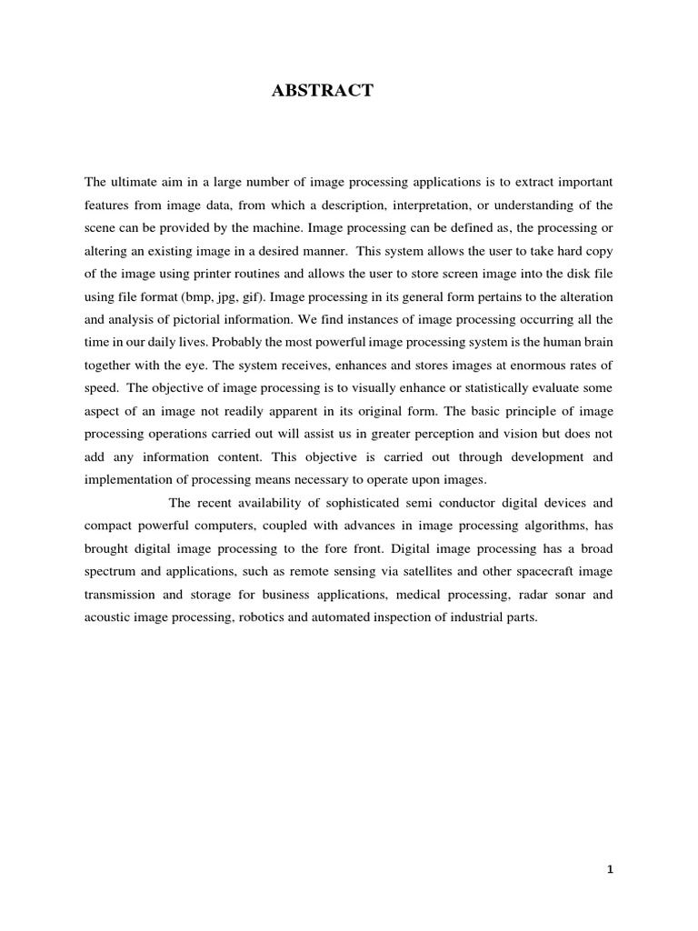 Image Processing Report | PDF | Computer Vision | Medical Imaging