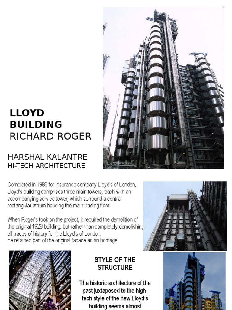 Lloyd Building by Richard Roger | PDF | Buildings And Structures | Real ...