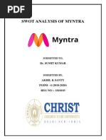 Myntra - Case Study | PDF | E Commerce | Marketing