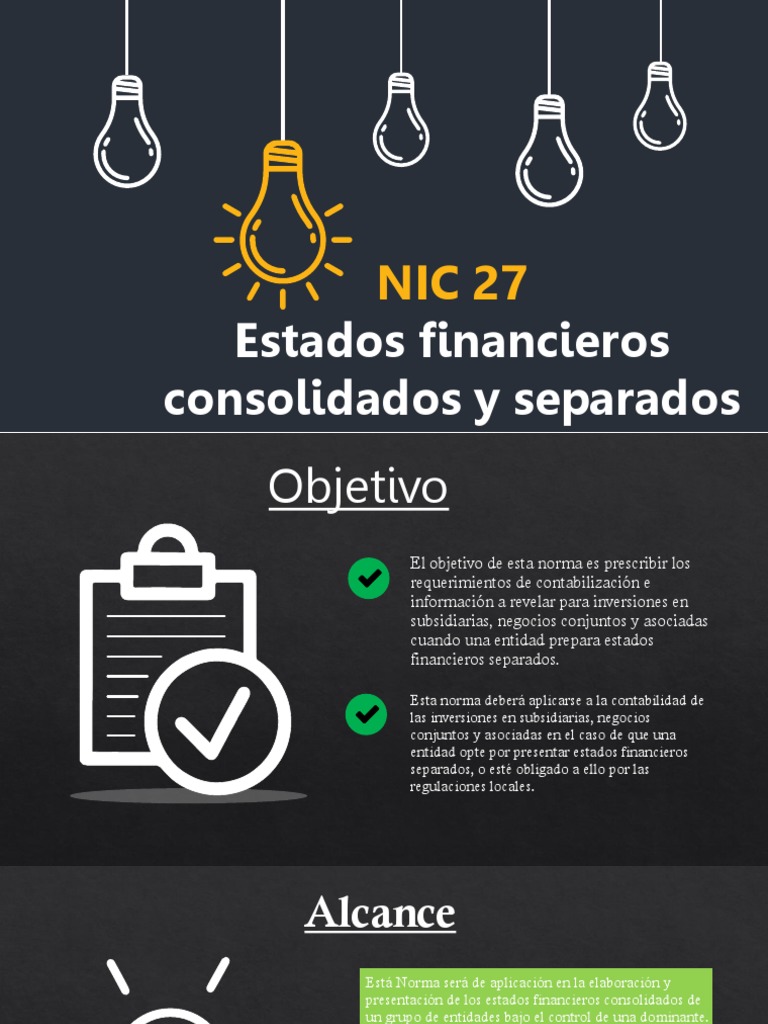 Nic 27 | PDF | normas internacionales de INFORMACION FINANCIERA ...