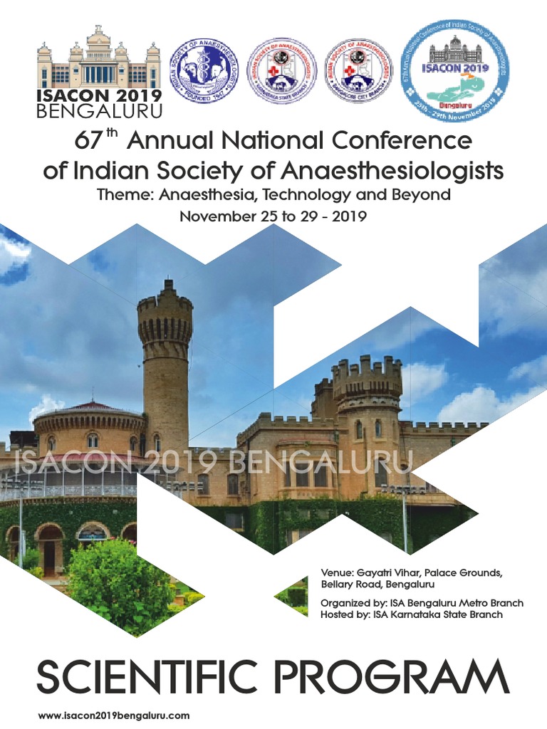 Scientific Program Book | PDF | Bangalore | Medicine