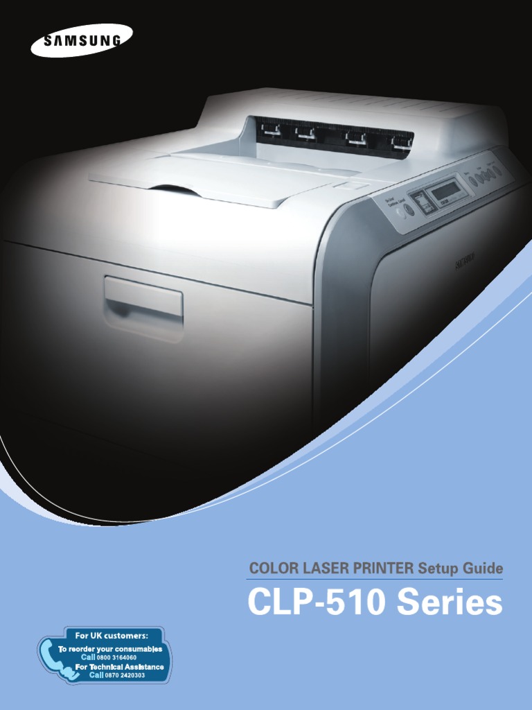 Samsung CLP-510 Manual | PDF | Electrical Connector | Printer (Computing)