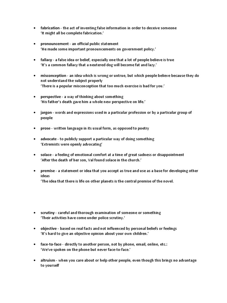 Proficiency Expert Unit 3a | PDF | Lie | Truth