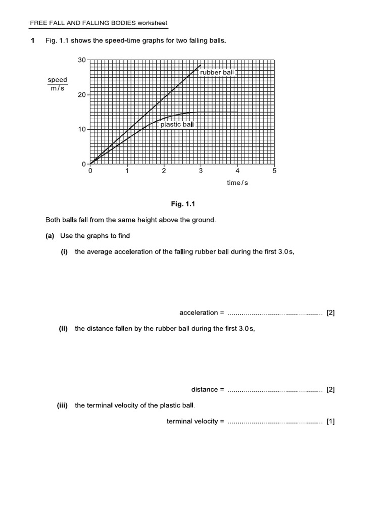 Falling Bodies | PDF | Acceleration | Force
