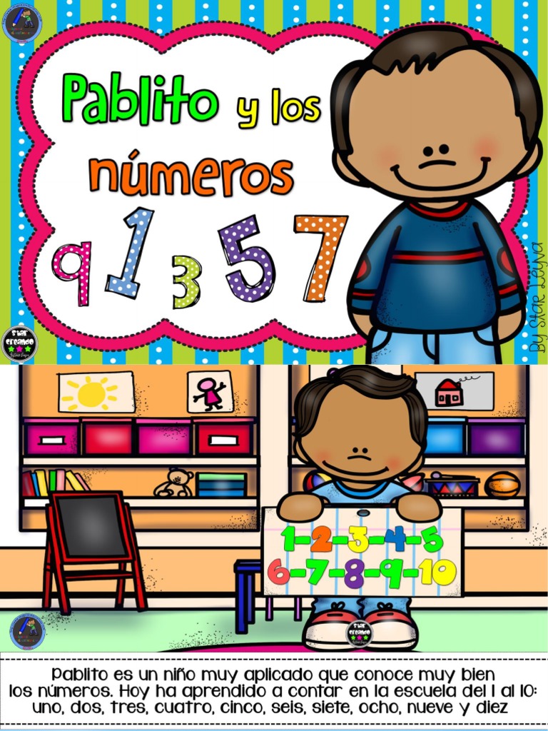 Cuento Pablito y Los Números PDF | PDF