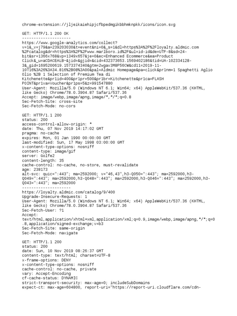 HTTP Header Live | PDF | Hypertext Transfer Protocol | Safari (Web Browser)