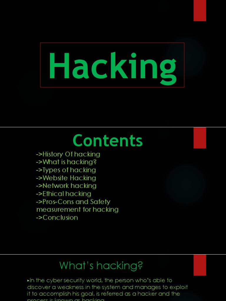 A Comprehensive Guide to Hacking: Exploring the History, Types ...