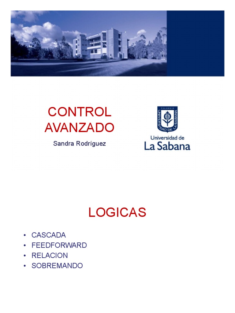 Control avanzado: tipos de control lógico, feedback y feedforward | PDF ...