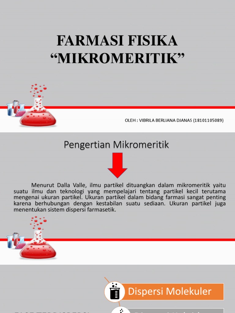 Farmasi Fisika Mikromeritik | PDF