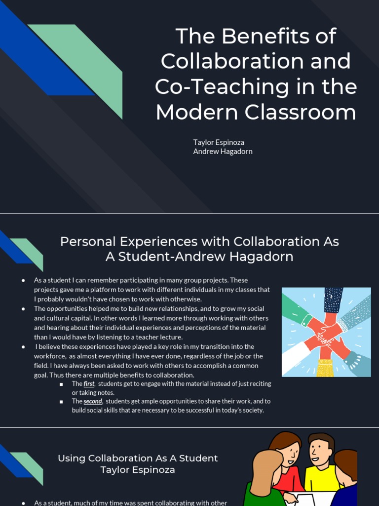 Benefits of Co-Teaching Collaboration | PDF | Teachers | Leadership
