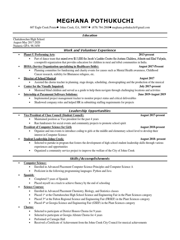 Meghana Resume | Download Free PDF | Behavior Modification | Learning