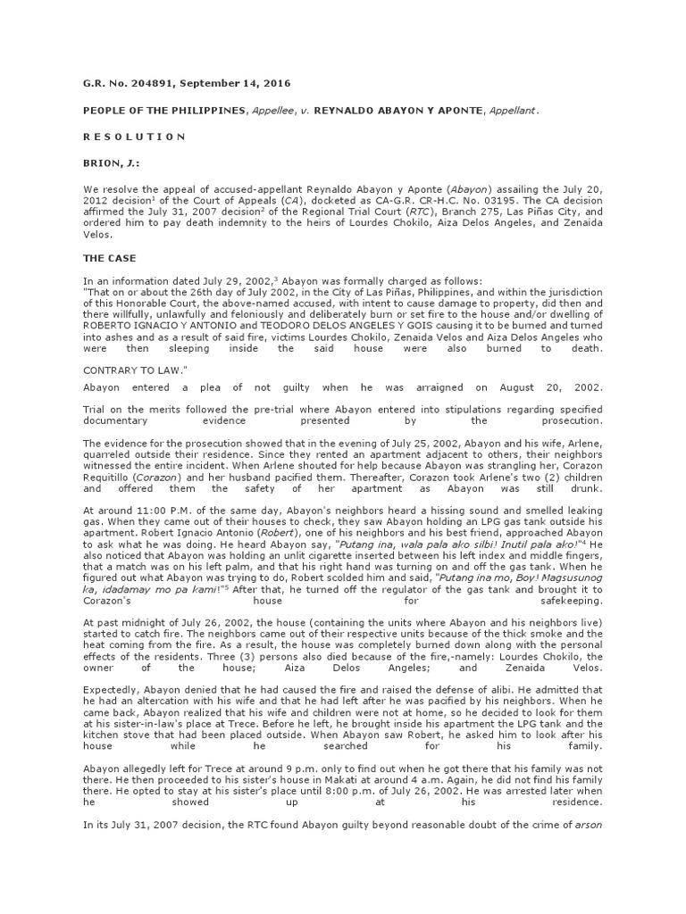 Cases On Arson | Download Free PDF | Circumstantial Evidence | Arson