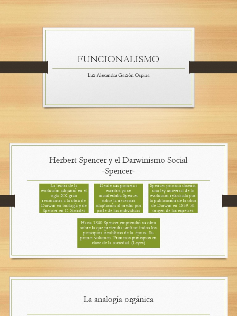 Funcionalismo | PDF | Estructura social | Sociedad