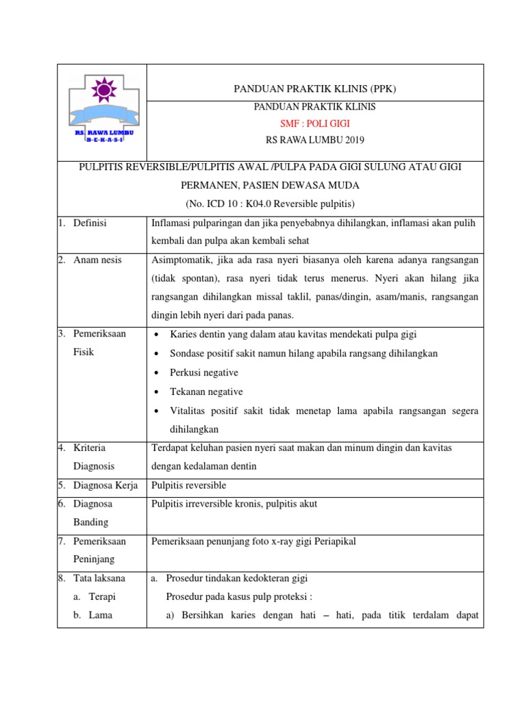 Panduan Praktik Klinis | PDF