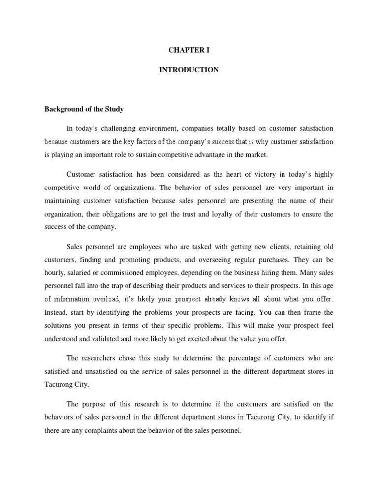 PR2 Chapter 1 Final | PDF | Customer | Sales