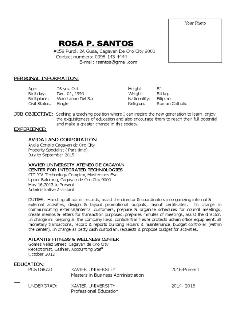 Resume | PDF | Cognition | Behavior Modification Resume | PDF | Cognition | Behavior Modification