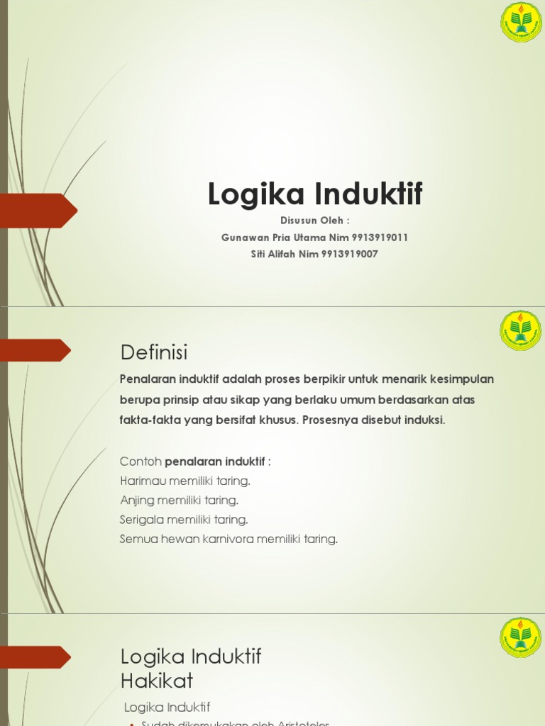 Logika Induktif | PDF