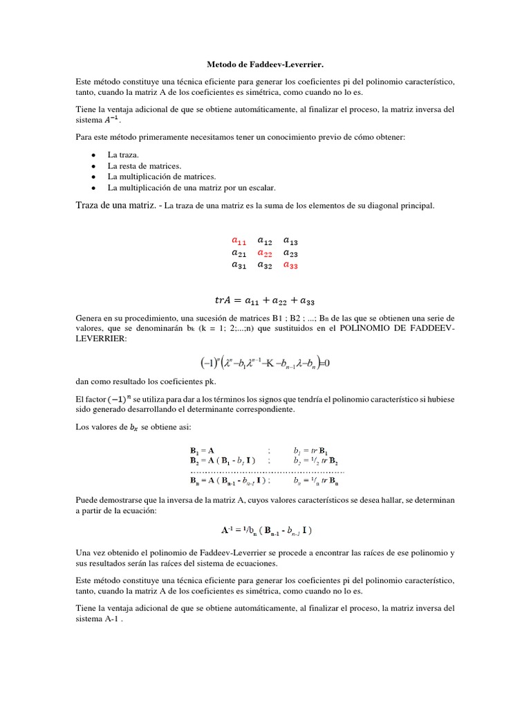Método de Faddeev | PDF
