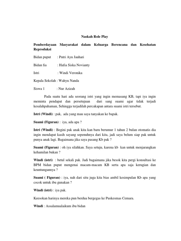 Role Play KB Kes Pro | PDF