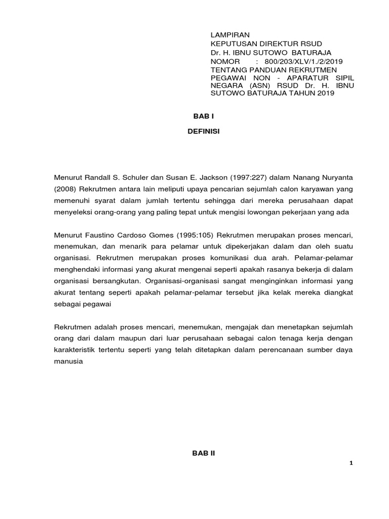 Panduan Rekrutmen | PDF