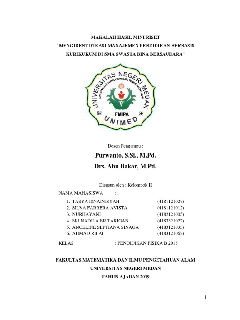 Mini Riset Manajemen | PDF