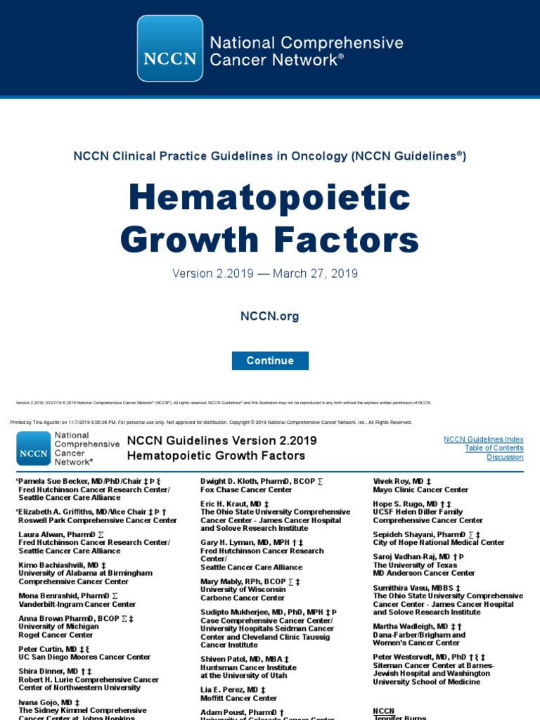 Growthfactors PDF | PDF | Chemotherapy | Anemia