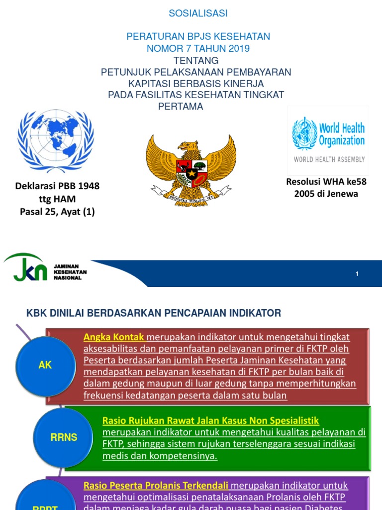 PERATURAN BPJS NO 7 2019 Tentang KBK | PDF