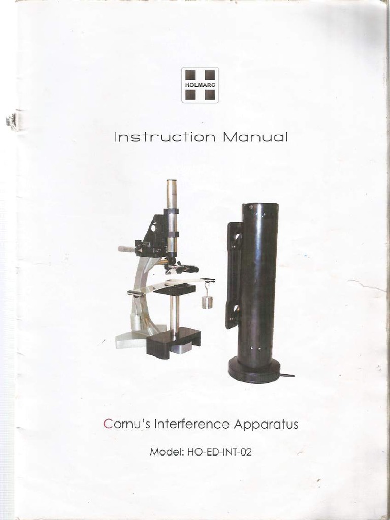 Cornu's Interference Manual | PDF