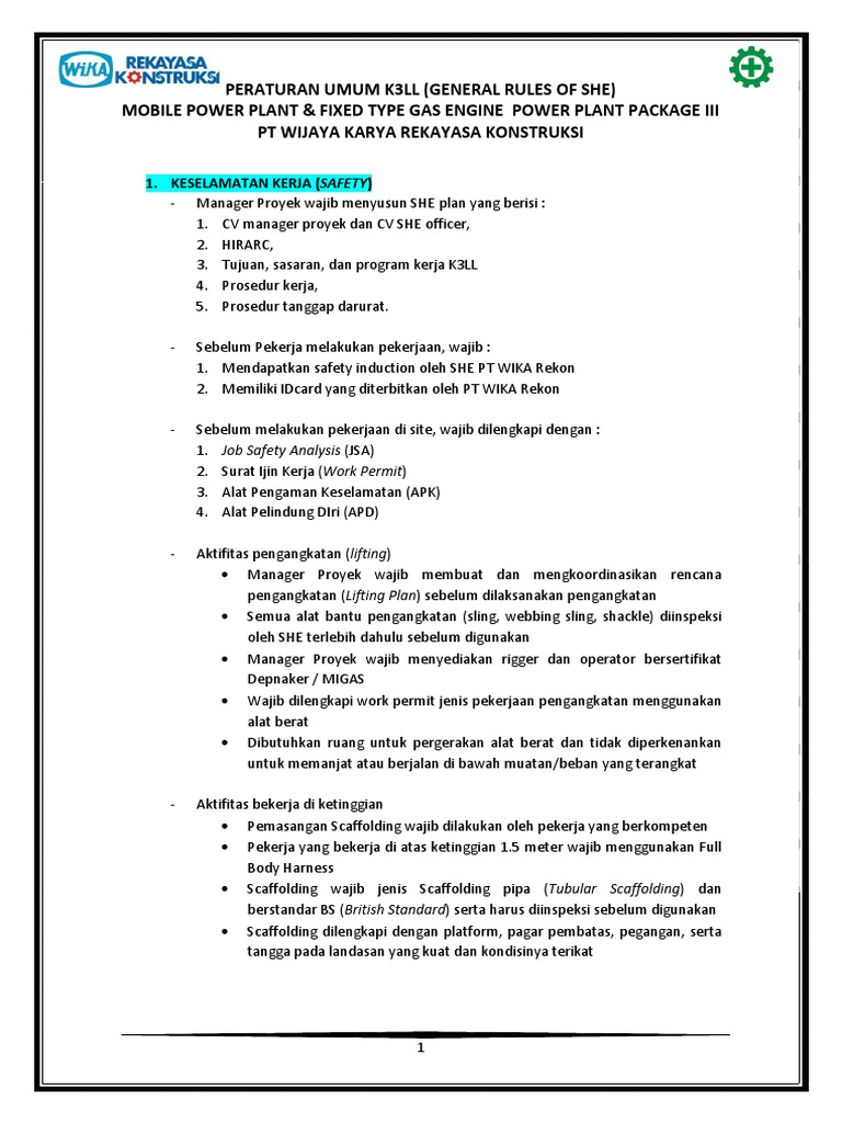 General Safety Rules | PDF