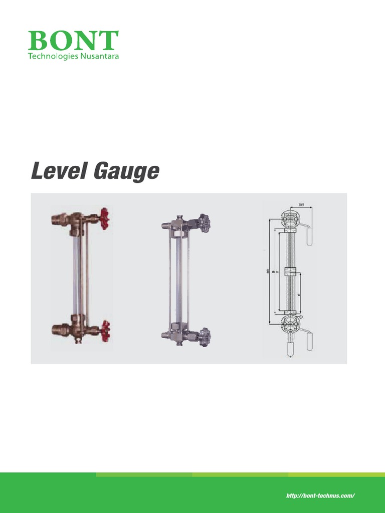 BONT Level Gauge | PDF | Valve | Pipe (Fluid Conveyance)