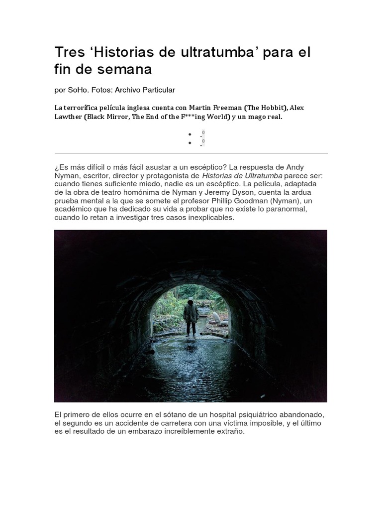 Ultra Tumba | PDF | Ficción de terror