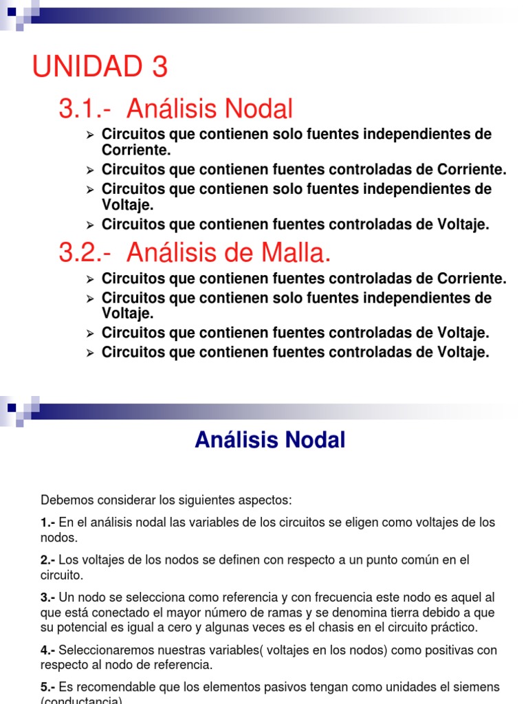 Cap 6 Analisis Nodal | PDF | voltaje | Matriz (Matemáticas)