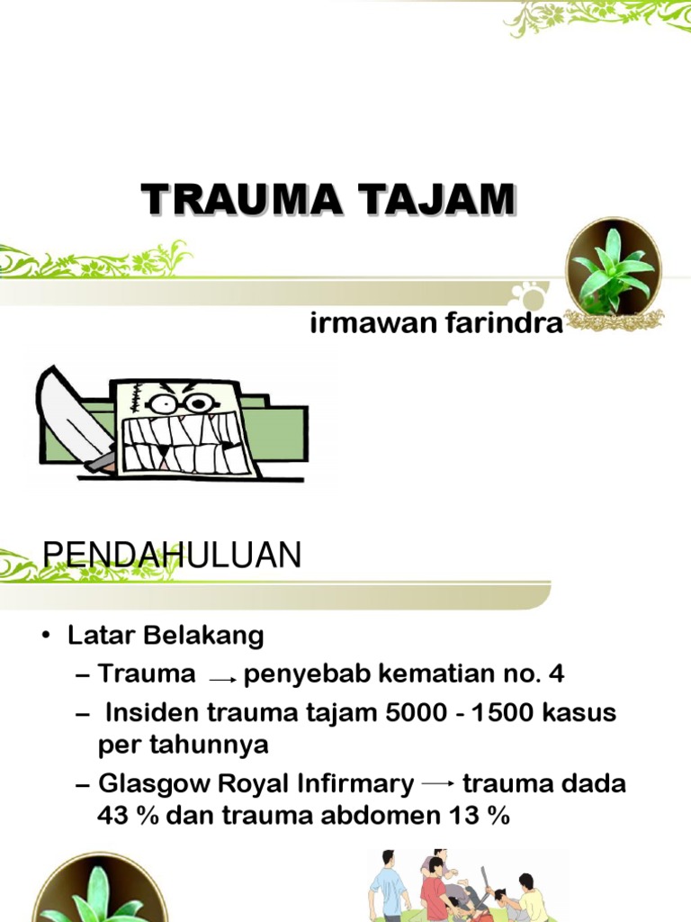 Trauma Tajam | PDF