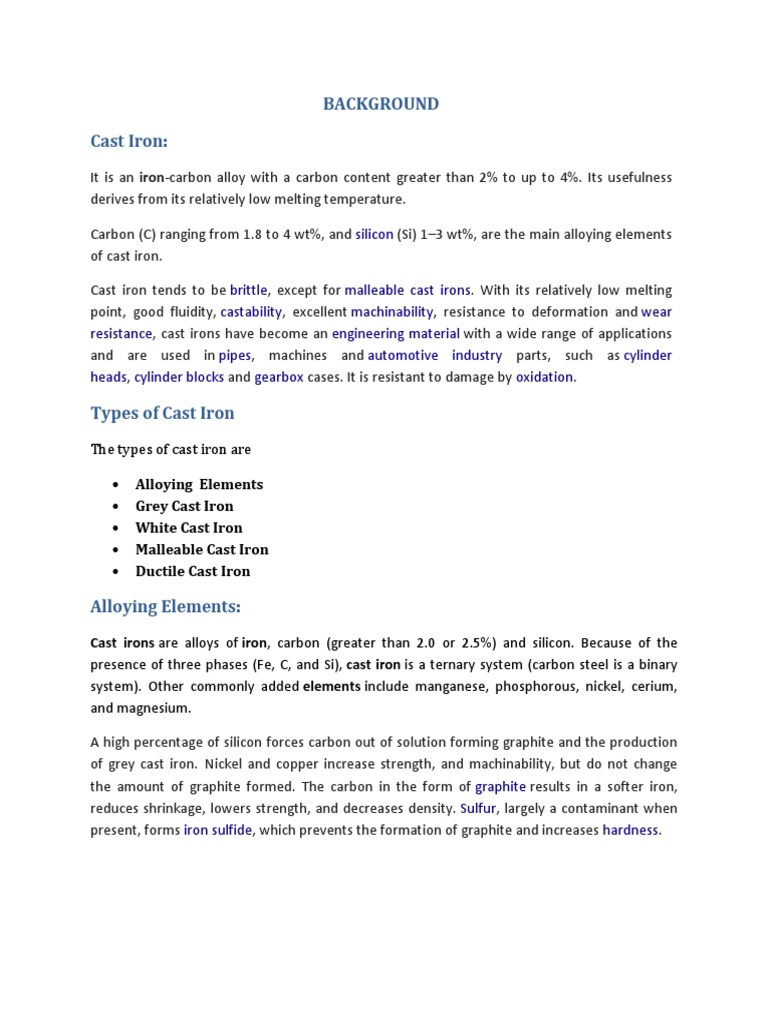 Cast Iron LAb-1 | PDF | Cast Iron | Ductility