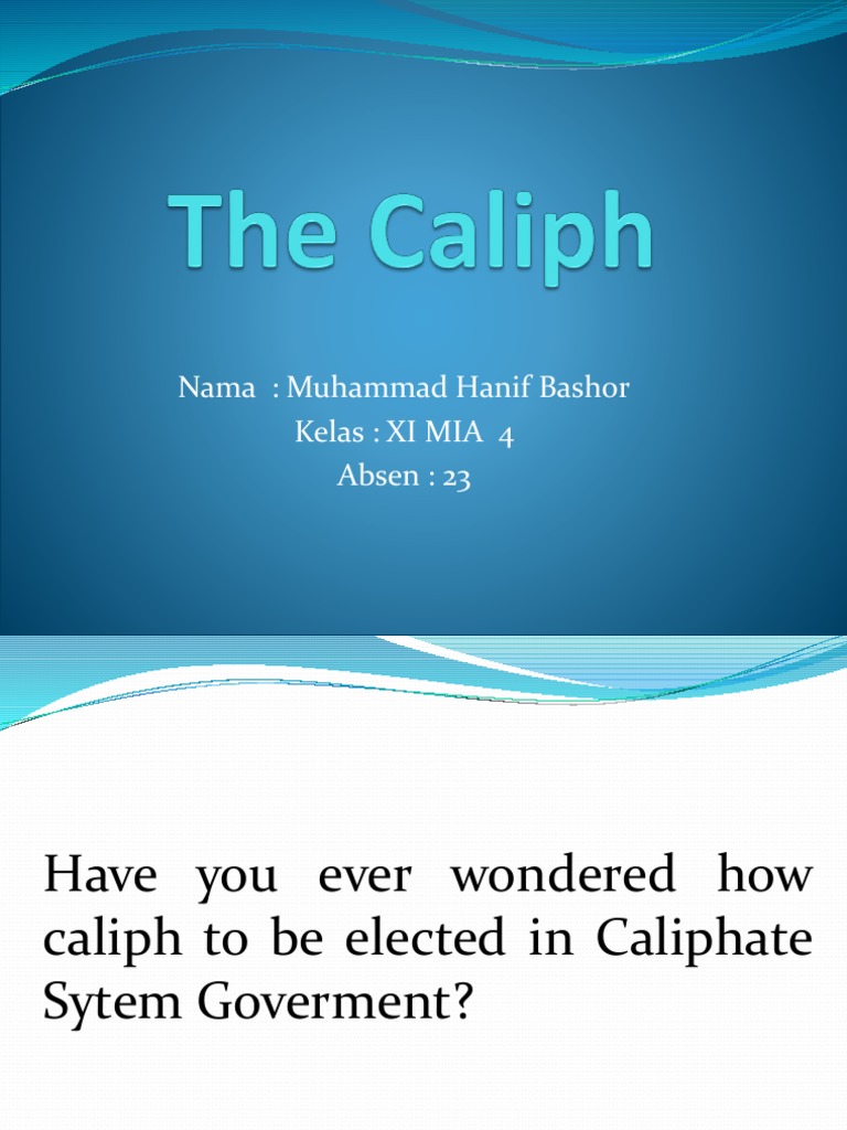 Caliph Election System | PDF | Shura | Caliphate