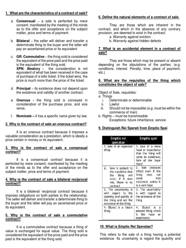 Sales Reviewer | PDF | Prices | Implied Warranty