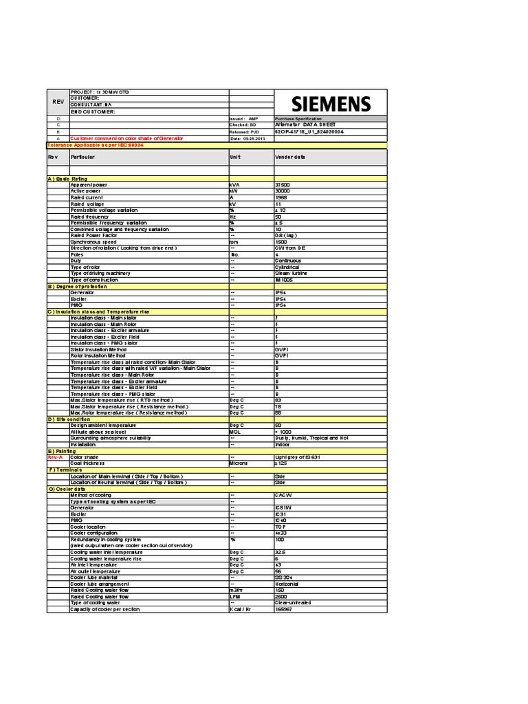 30MW TG Datasheet | PDF | Quantity | Electrical Engineering