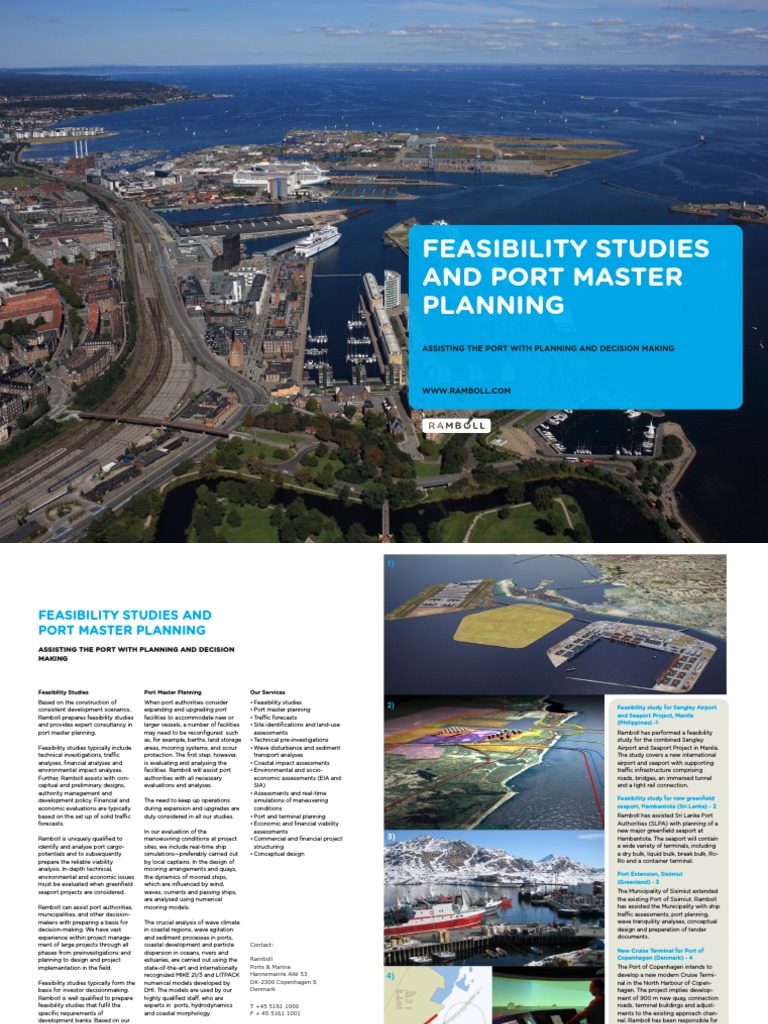 Port Master Planning | PDF | Port | Feasibility Study
