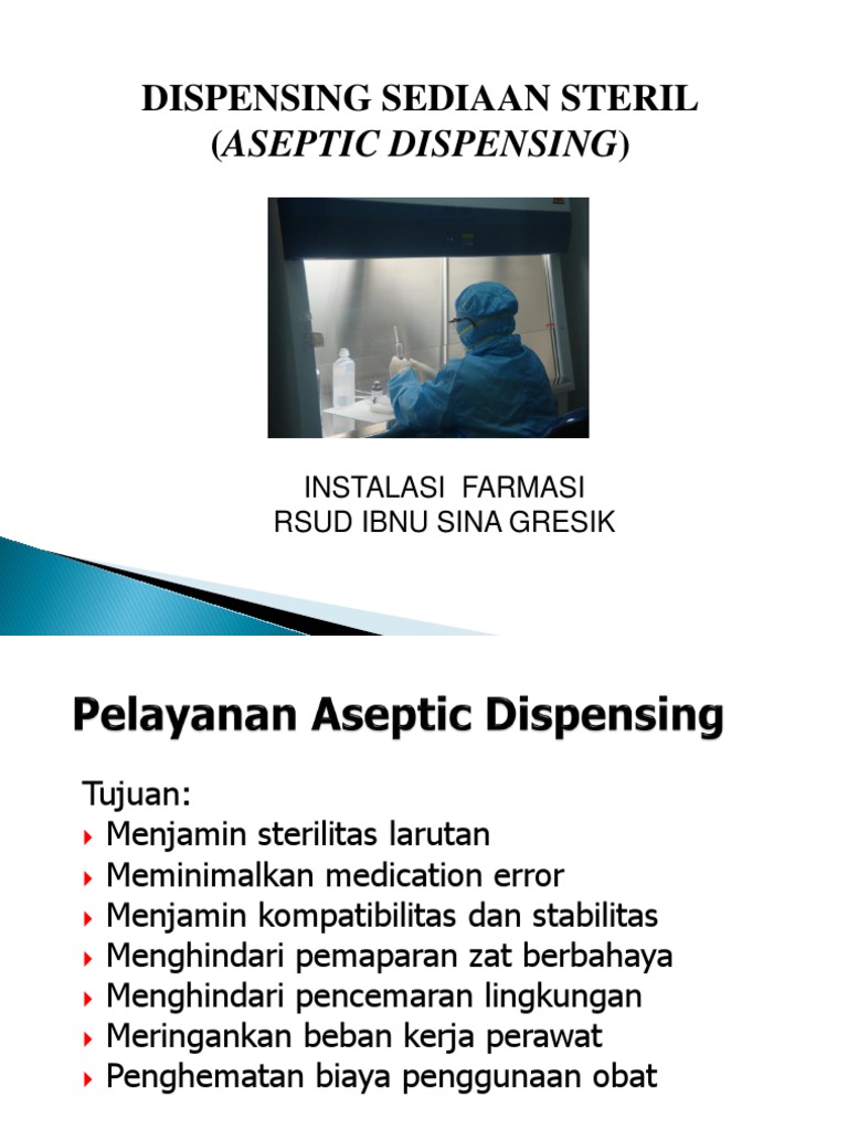 Aseptik Dispensing Sediaan Steril | PDF