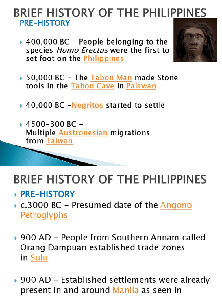 Brief History of The Philippines - nstp2017 2018 | PDF | President Of ...