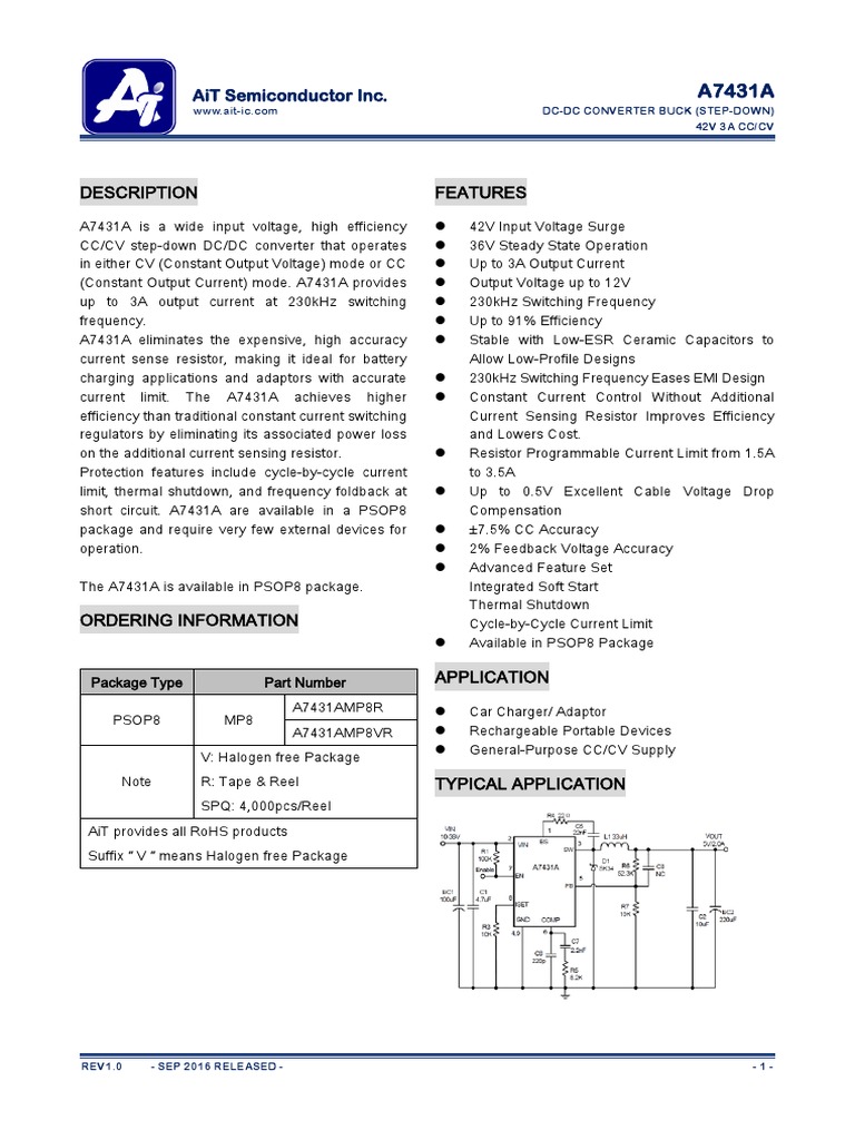 A7431a PDF | PDF | Capacitor | Inductor