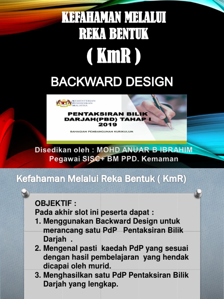 Kefahaman Melalui Reka Bentuk KMR PBD PDF | PDF
