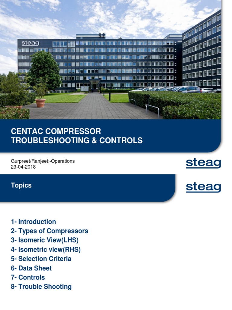 Centac Compressor Troubleshooting | PDF | Troubleshooting | Pump