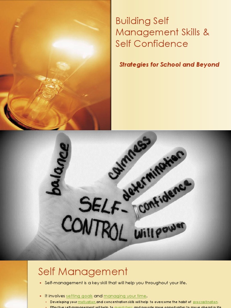 Self Management | PDF | Clinical Psychology | Psychological Concepts