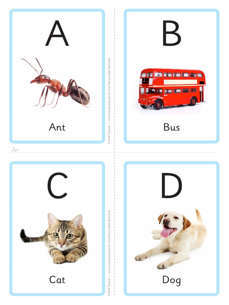 Free Alphabet Flashcards | PDF