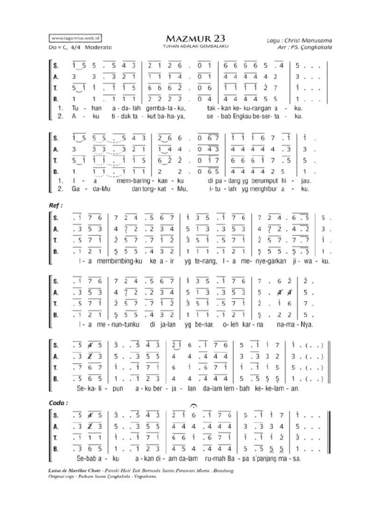 Wonderful Day SATB | PDF