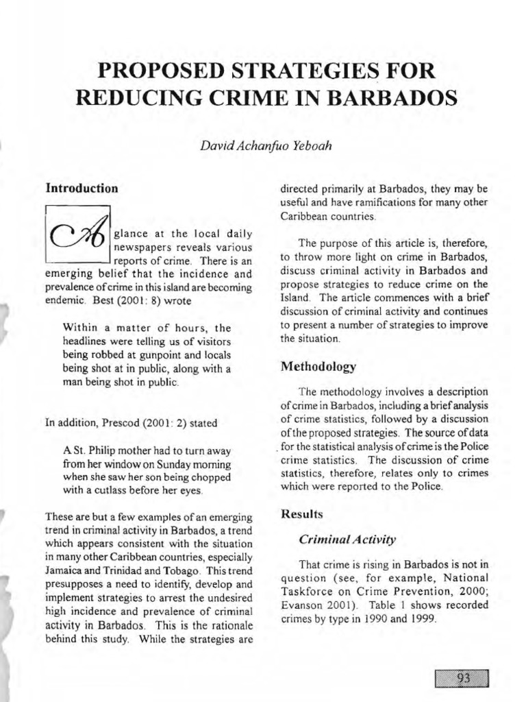 Crime Reduction Strategies PDF | PDF | Restorative Justice | Crime ...