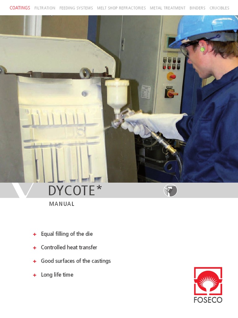 DYCOTE E.pdf - Downloadasset | PDF | Casting (Metalworking) | Graphite