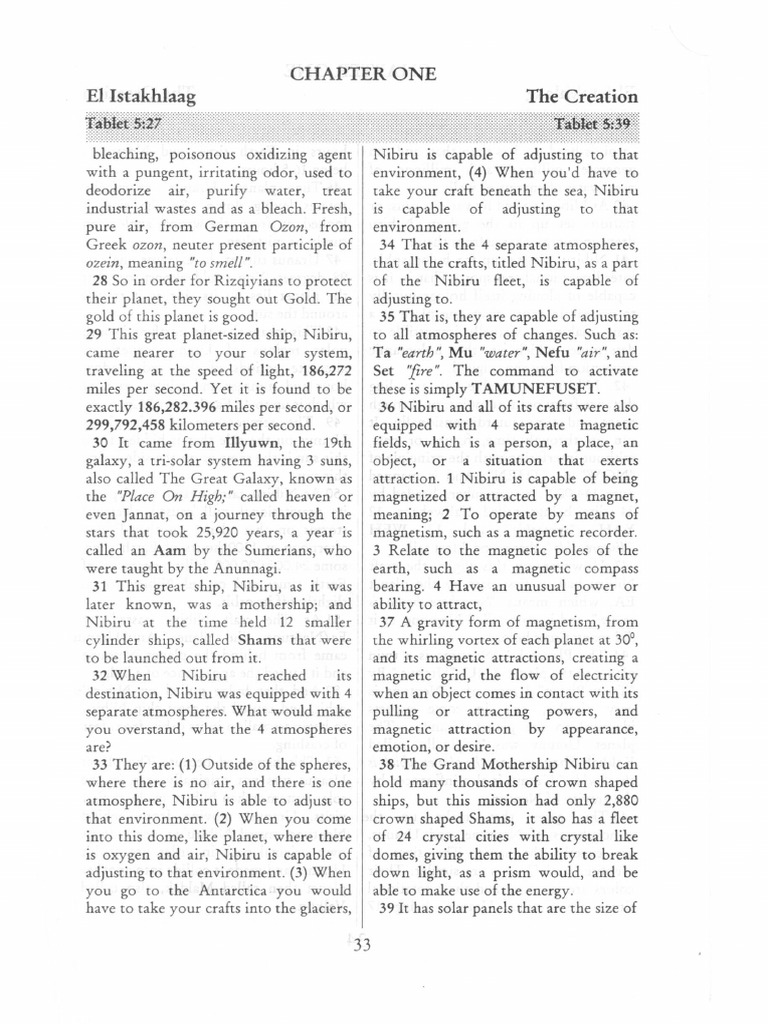 Chapt 1. The Creation Tablet 5 27 Thru 9 181 PDF | PDF | Moon | Planets